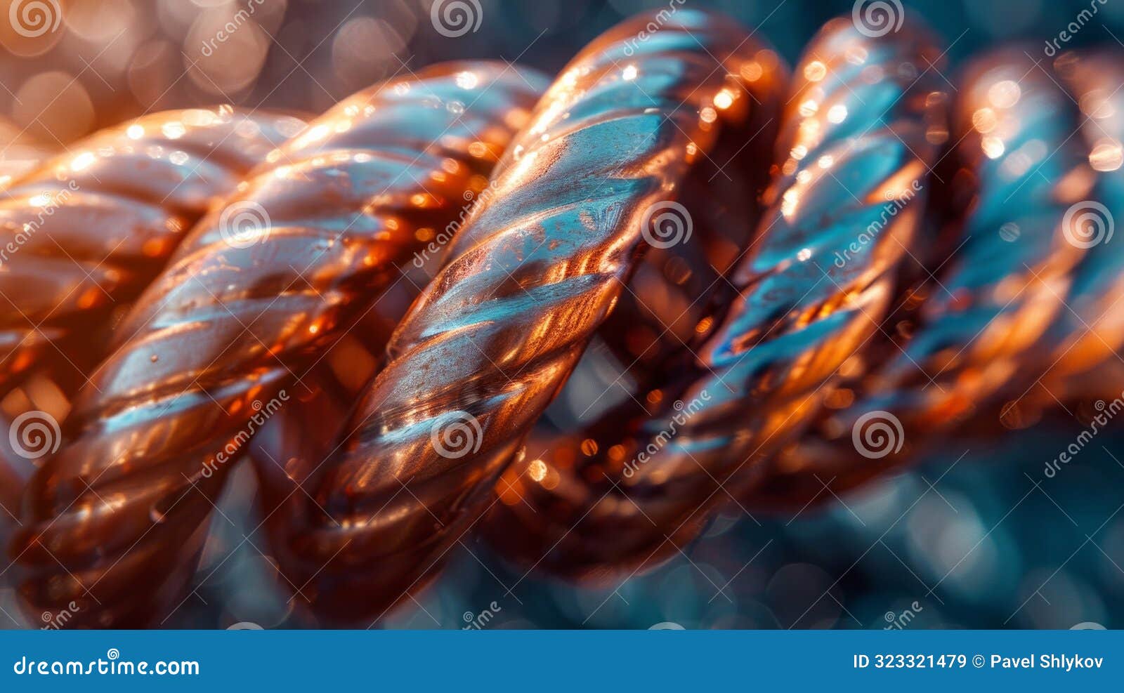 Copper Wire Cable, Raw Material Energy Industry Stock Image - Image of ...