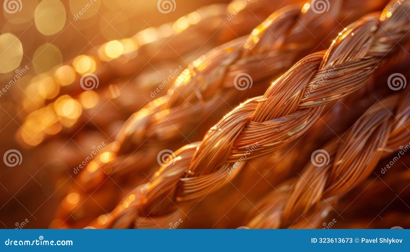 Copper Wire Cable, Raw Material Energy Industry Stock Image - Image of ...