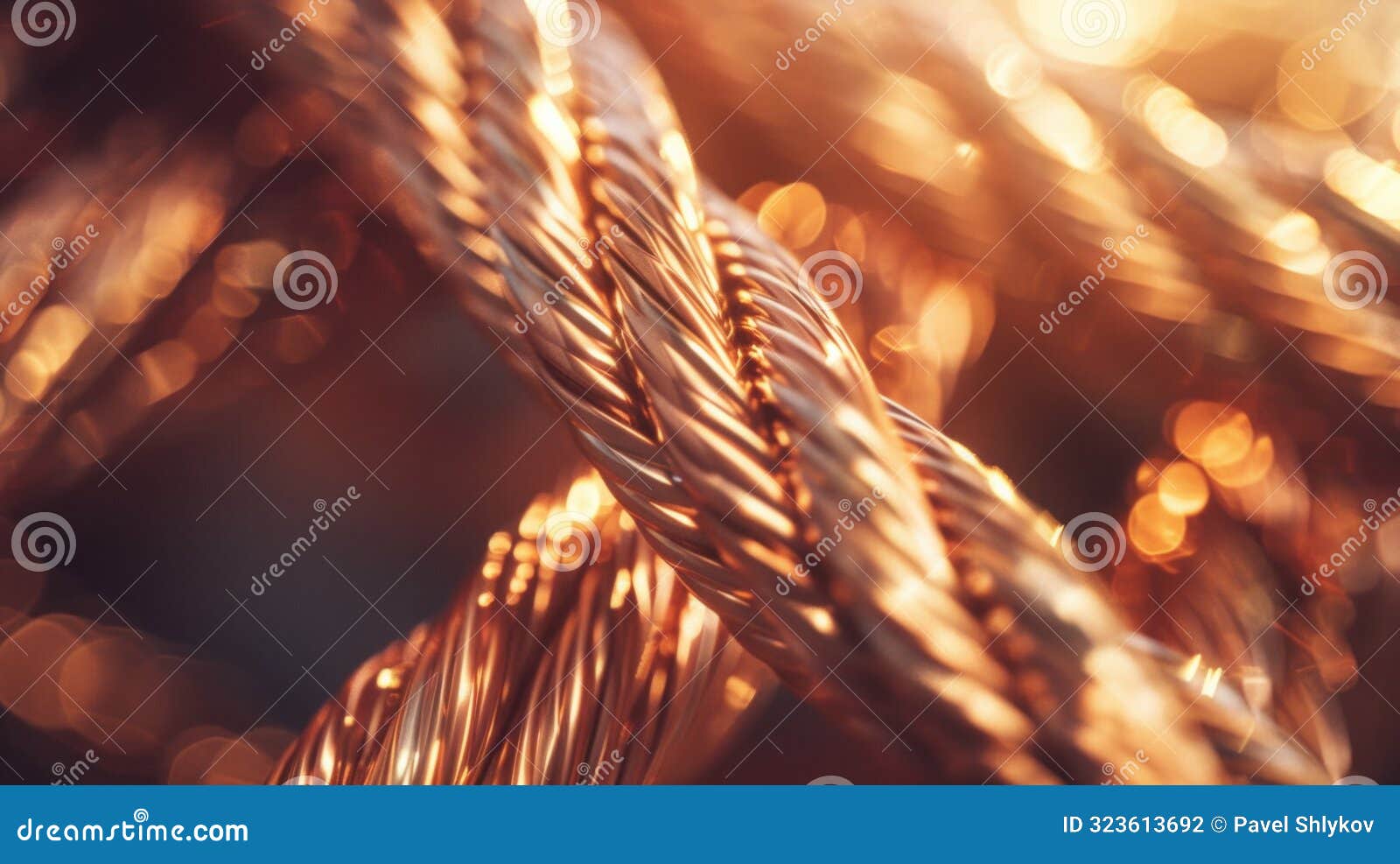 Copper Wire Cable, Raw Material Energy Industry Stock Photo - Image of ...