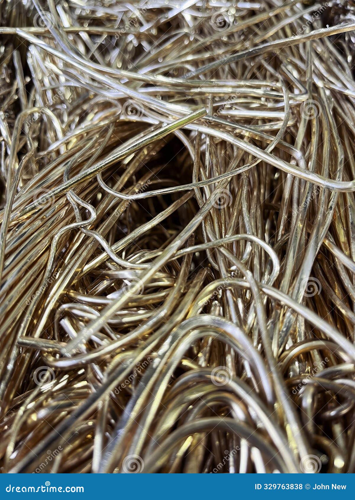 Copper Wire Compressed into a Bale at a Recycling Plant Stock Photo ...