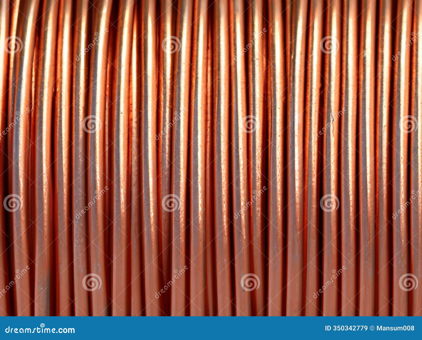 Copper Wire for Computer Cable Close Up Stock Image - Image of ...