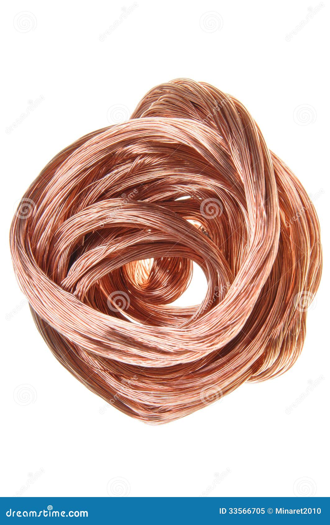 Copper wire stock image. Image of electrical, concept - 33566705