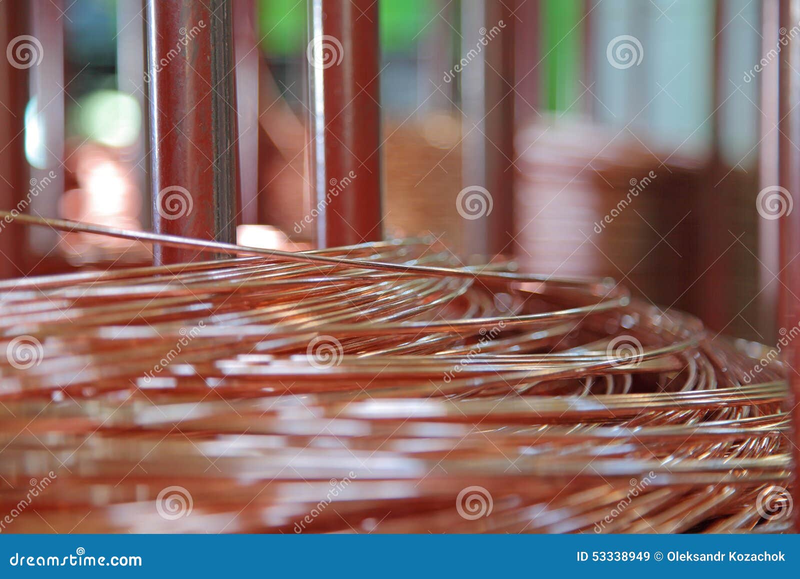 Copper wire stock image. Image of color, macro, design - 53338949