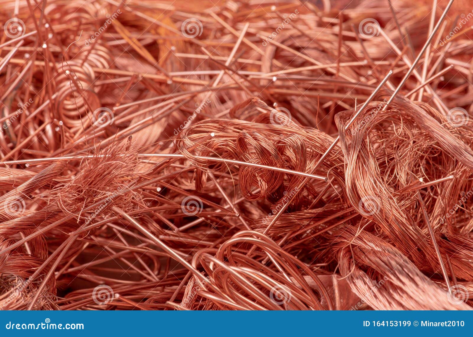 Copper wire raw materials stock image. Image of electricity - 164153199