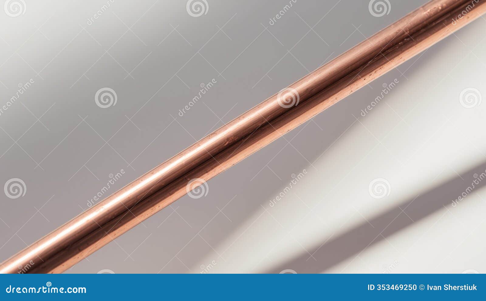Copper Wire Rod Non Ferrous Metals Application Potential. Stock Photo ...