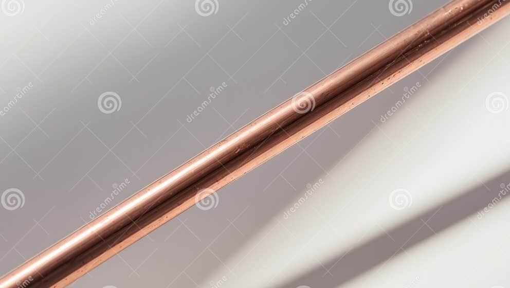 Copper Wire Rod Non Ferrous Metals Application Potential. Stock Photo ...