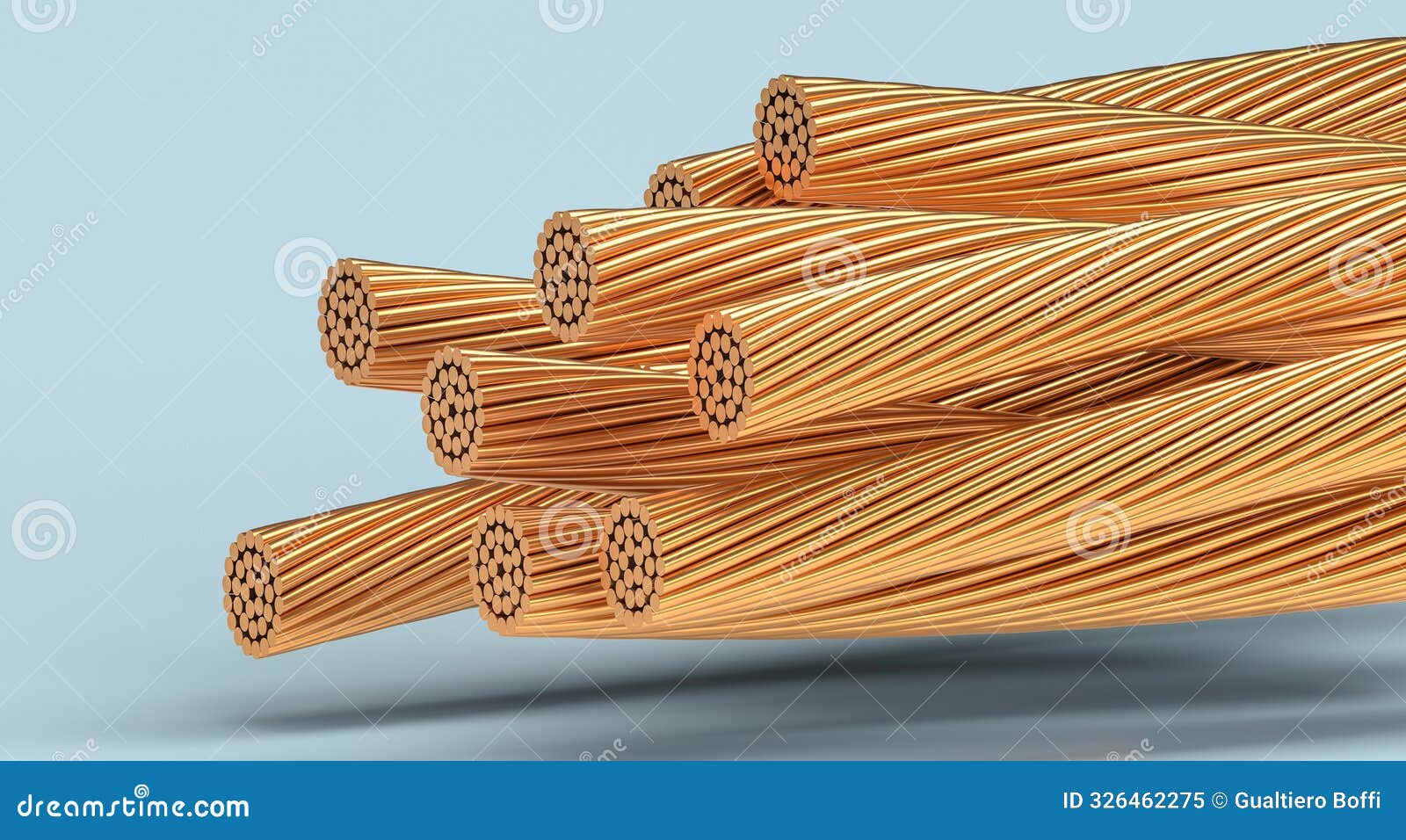 Electrical Cable Wires Flexible Electricity Equipment. Copper Core ...