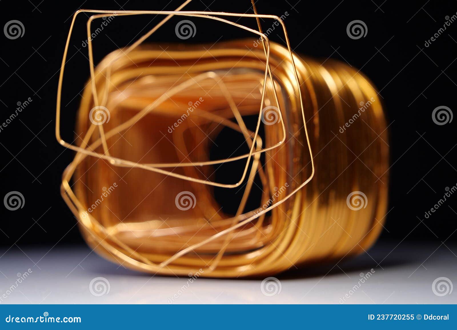 Copper Wire Of Single-phase Transformer Royalty-Free Stock Photo ...