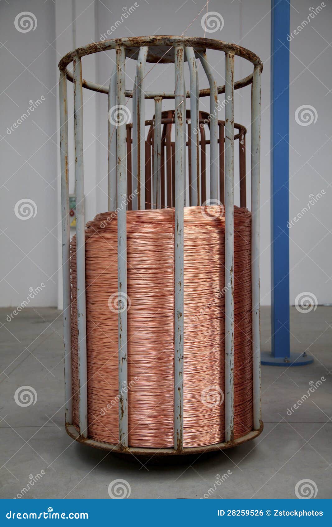 Copper wire spool stock photo. Image of shine, metal - 28259526