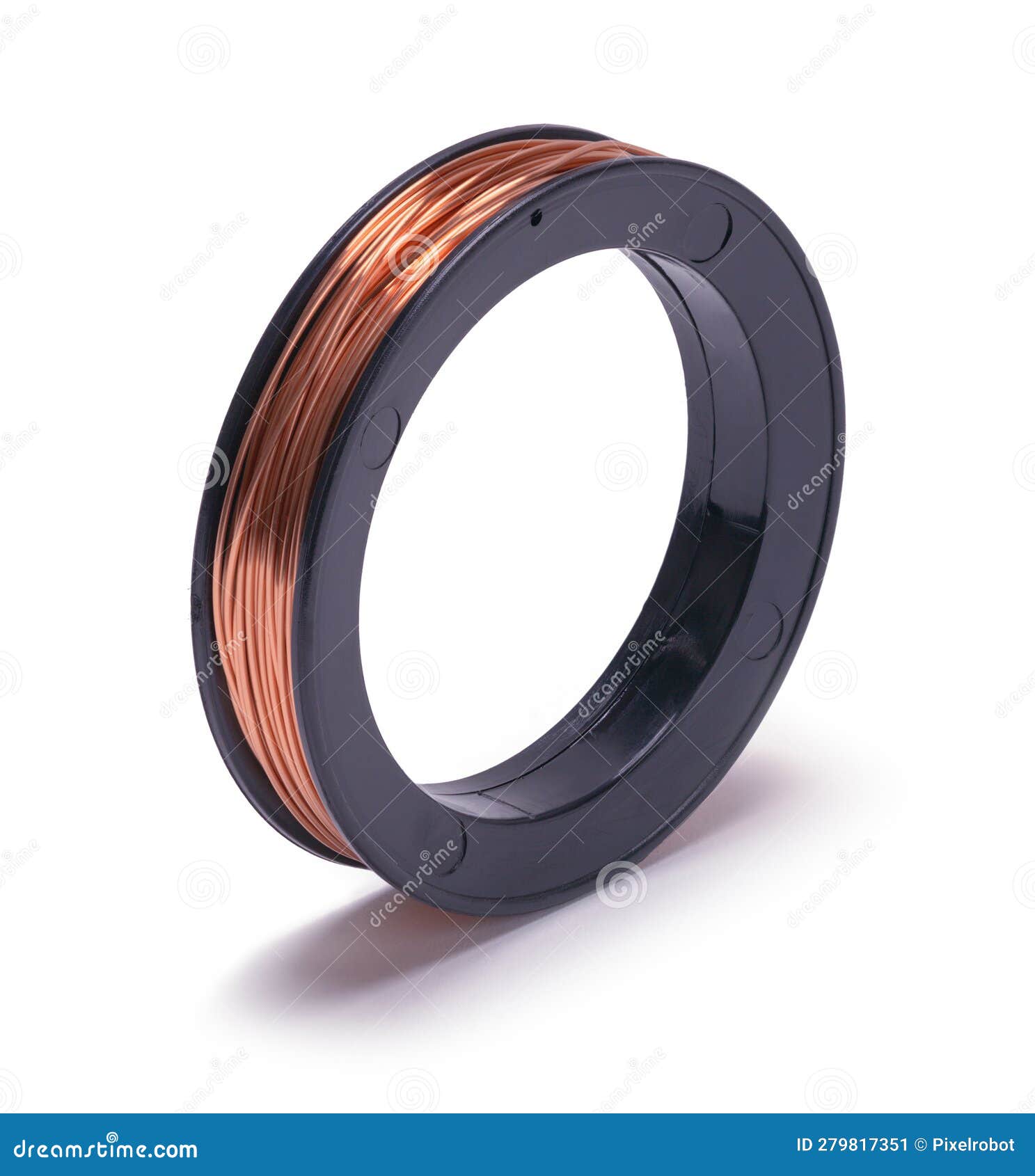 Copper Wire Spool stock image. Image of roll, wire, cable - 279817351