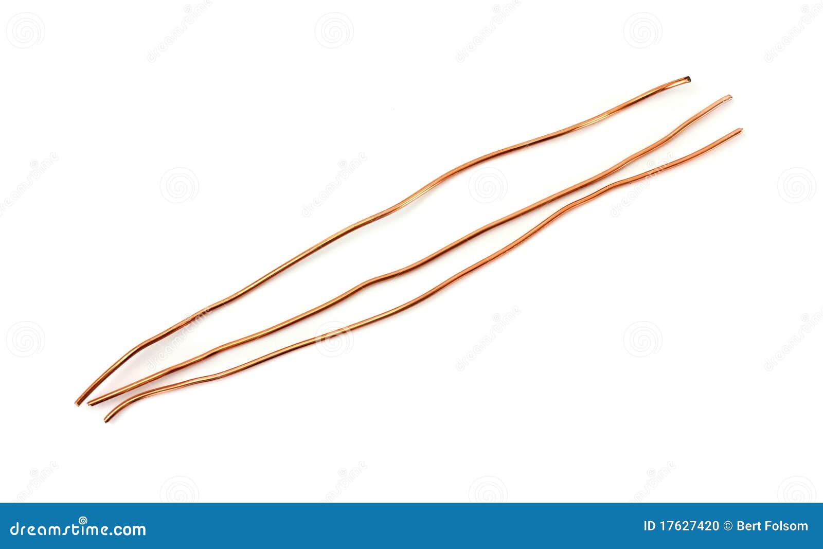 Copper Wire Strands Stock Photo - Image: 17627420