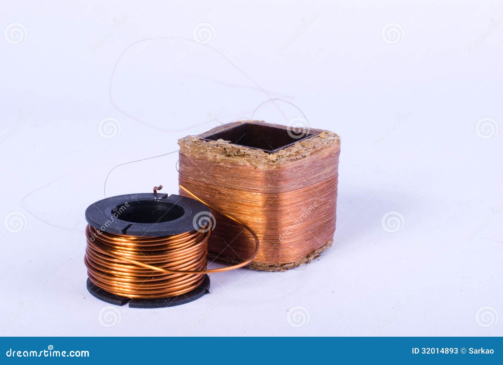 Copper wire stock image. Image of metal, making, crafts - 32014893