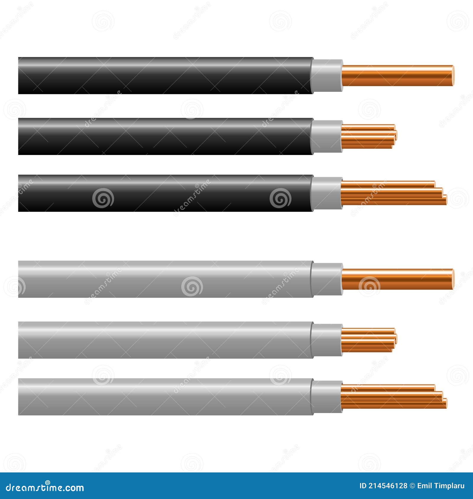 Copper Wire Vector Design Illustration Stock Vector - Illustration of ...