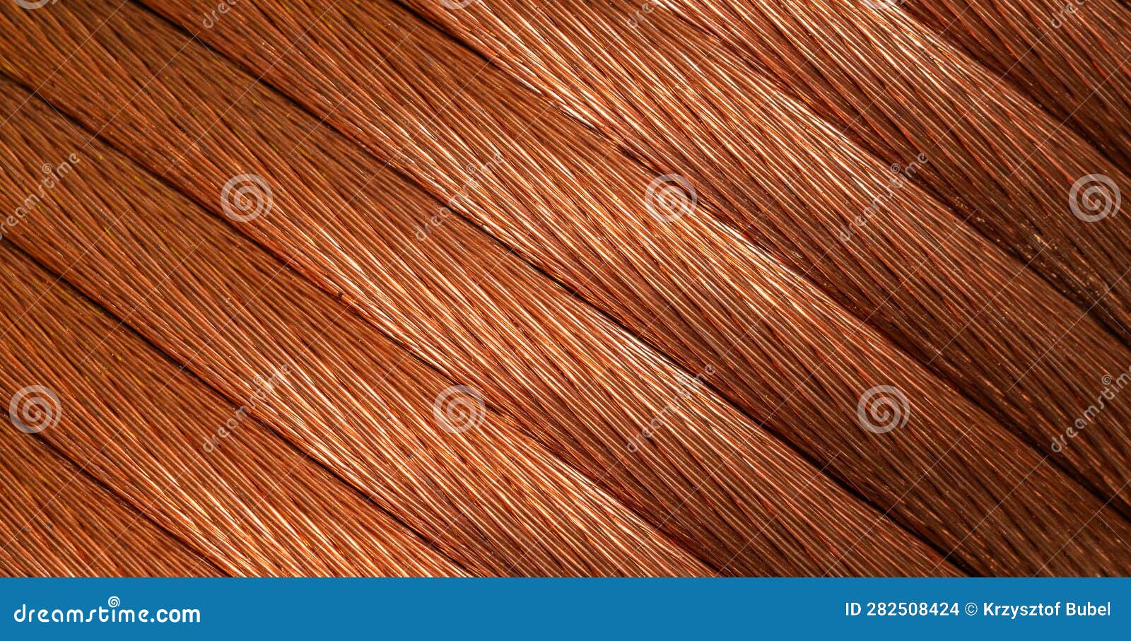 Copper Wires with Visible Details. Background or Texture Stock Photo ...