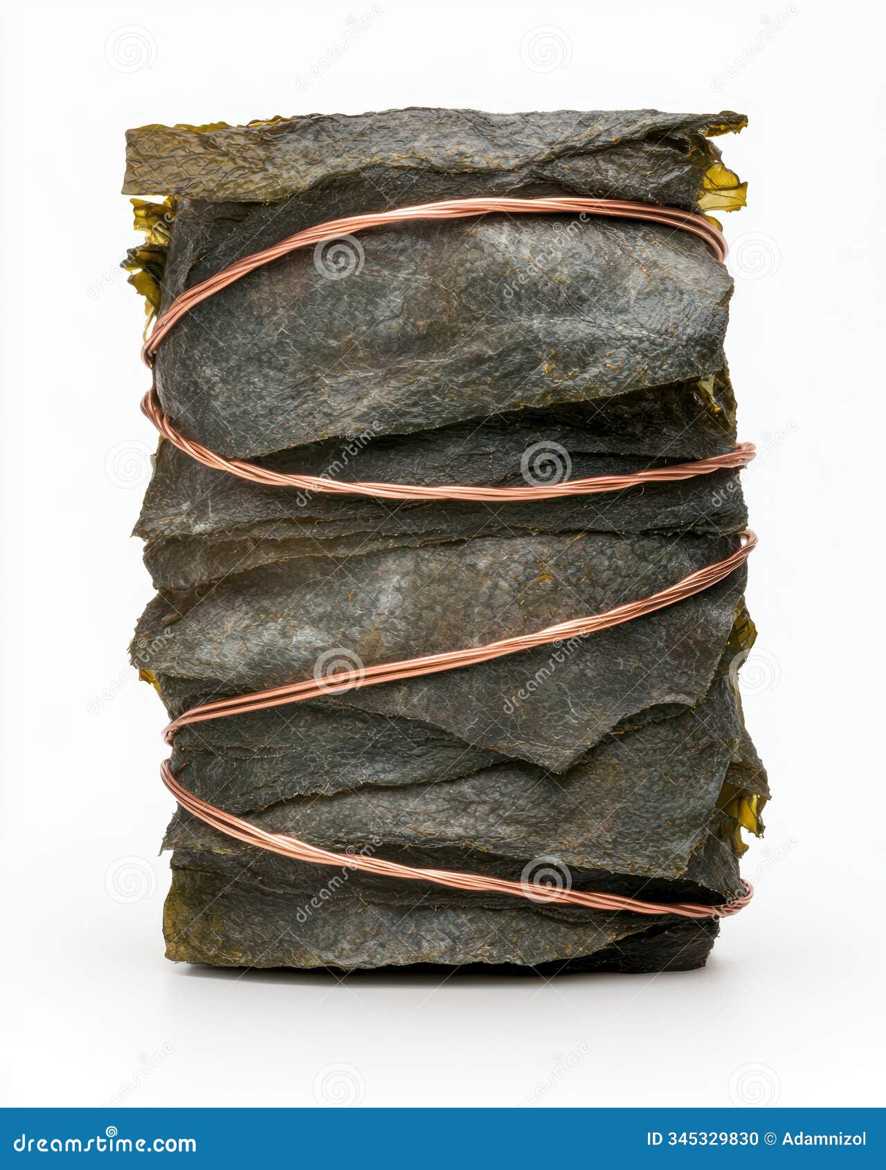 Copper Ore Rocks Pedestals On Black Background, 3d Illustration ...