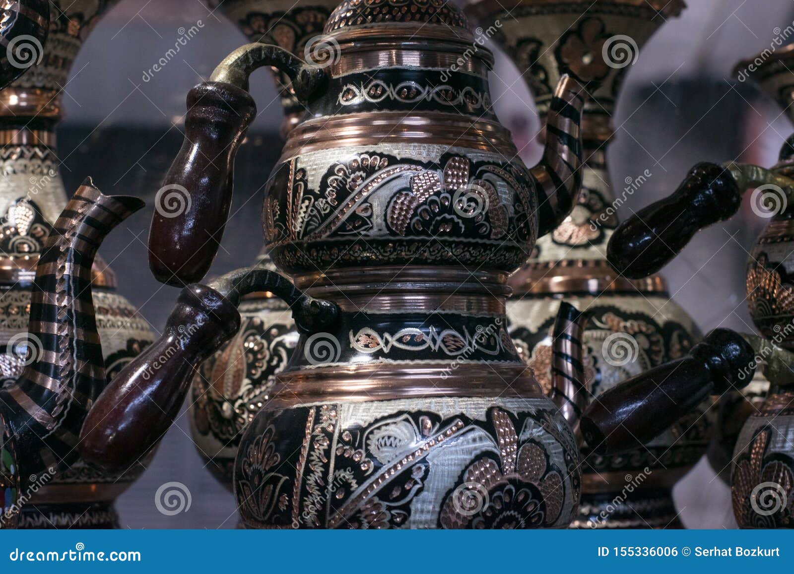 Coppersmith Workshop and Hand Made Copper Things Stock Photo - Image of ...