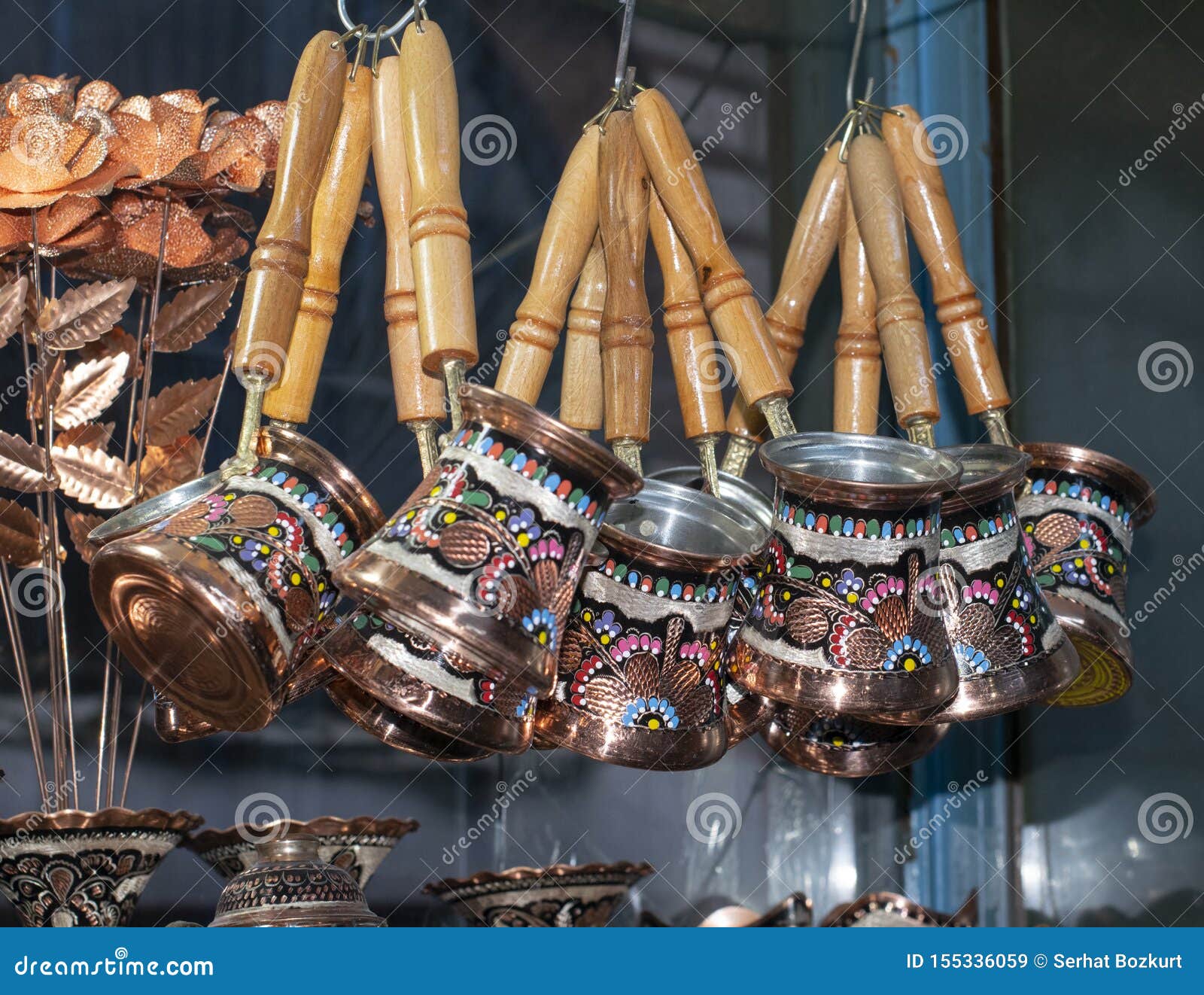 Coppersmith Workshop and Hand Made Copper Things Stock Image - Image of ...