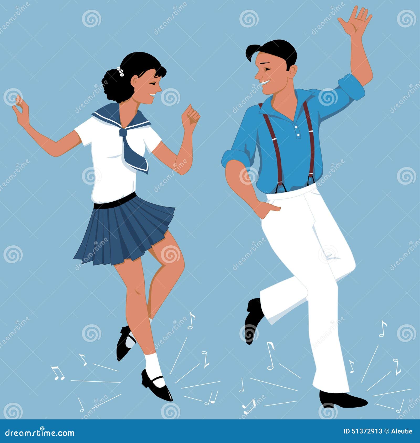 Coppie di tip tap illustrazione vettoriale. Illustrazione di modo ...