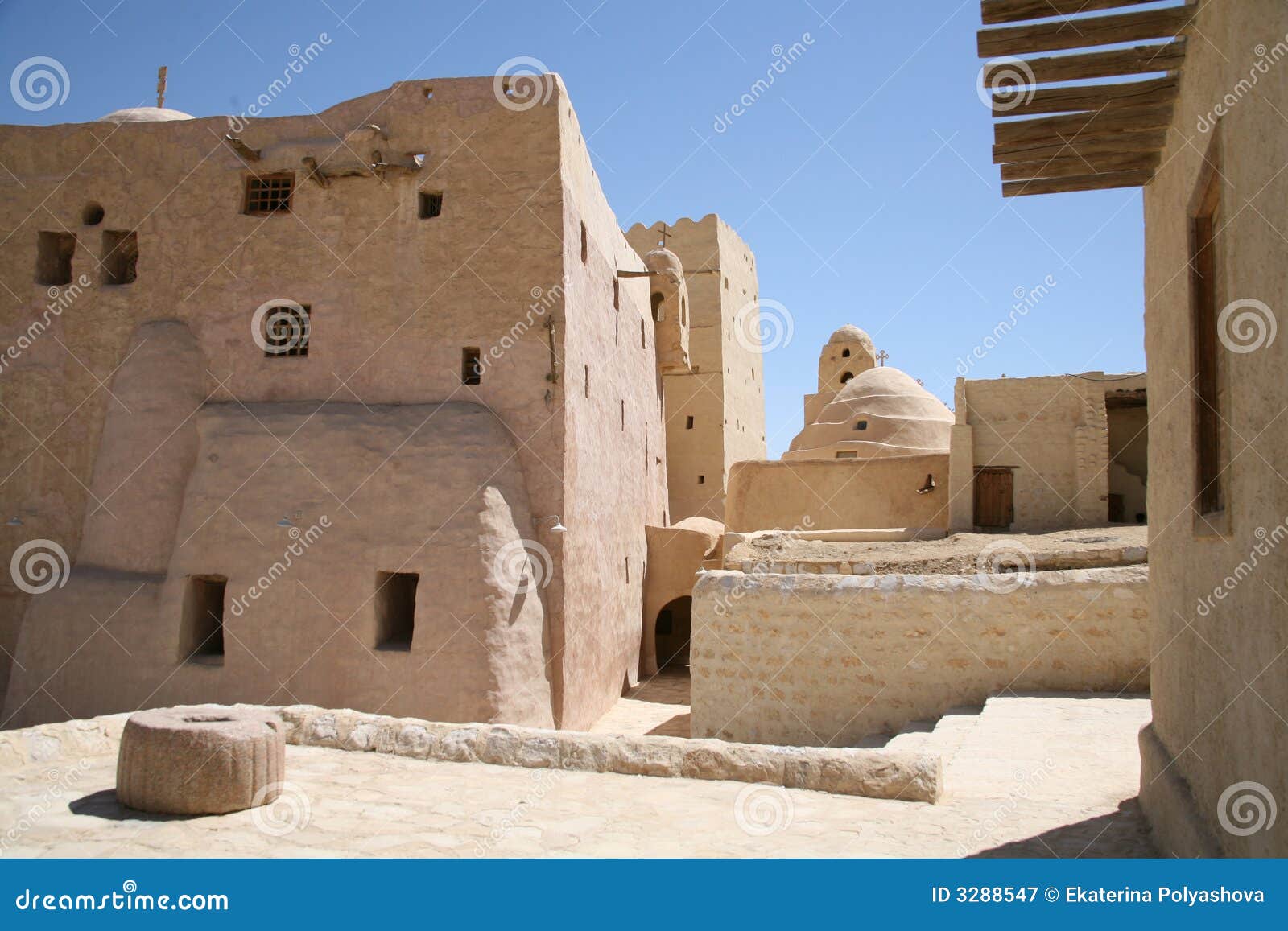 Coptic Monastery of St. Antony Stock Image - Image of cult ...