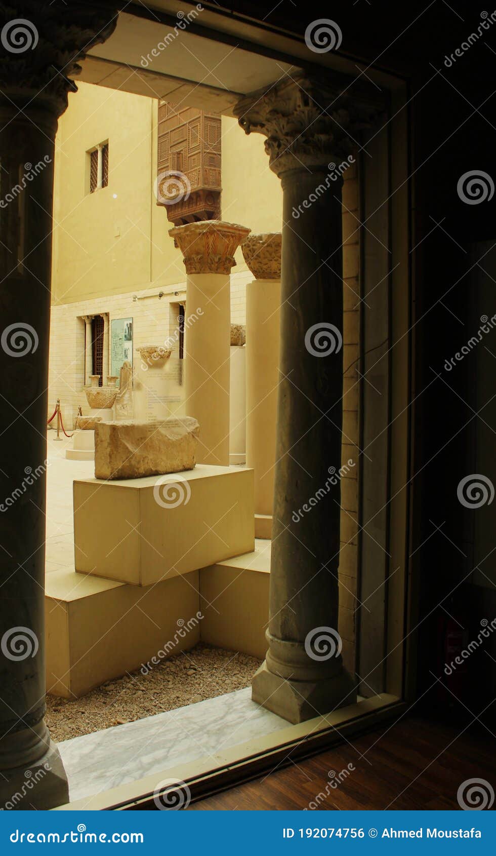 Building Of Coptic Museum In Coptic Cairo, Egypt With The Largest ...