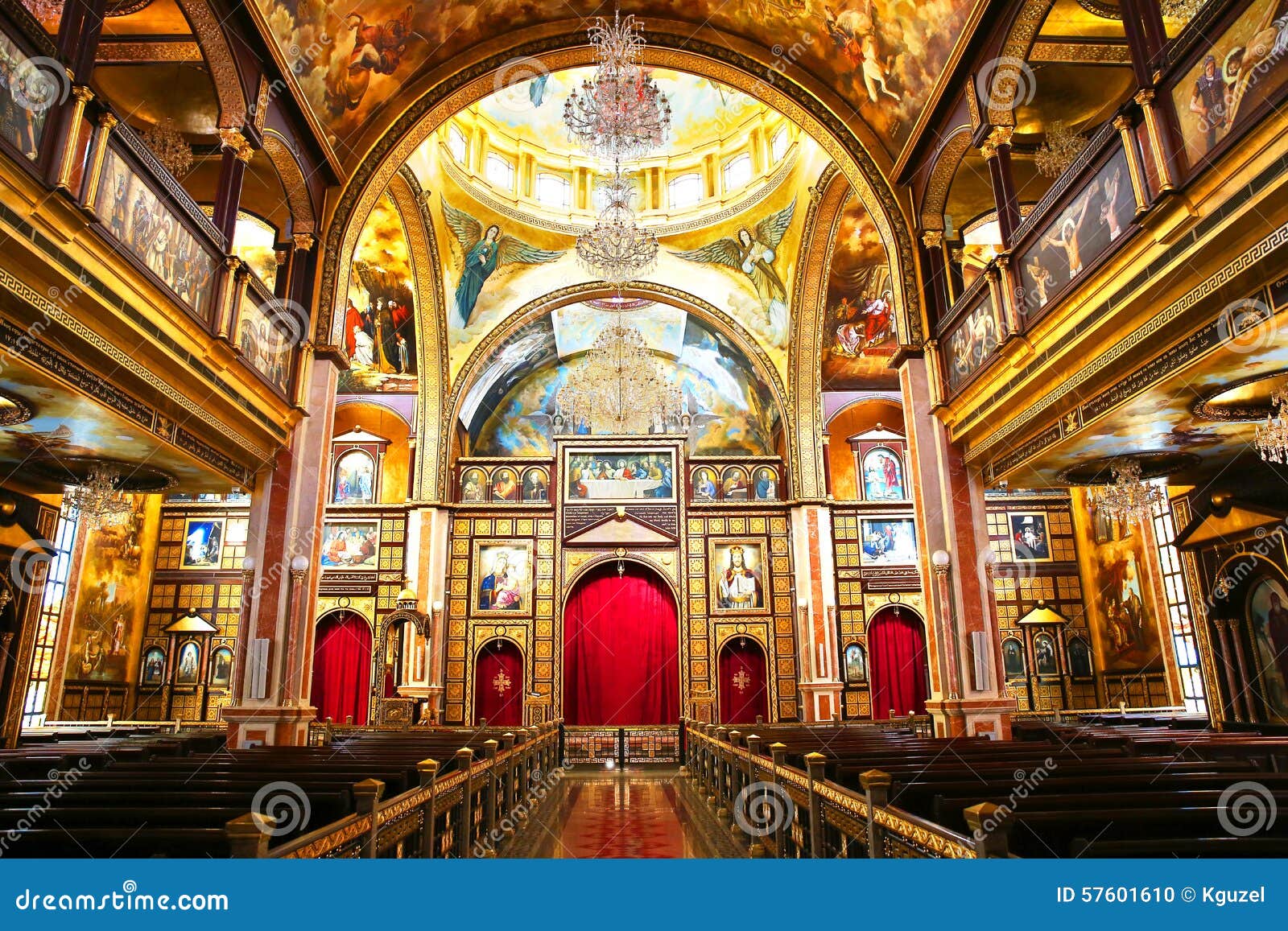 The Coptic Orthodox Church Inside in Sharm El Sheikh Editorial Image ...