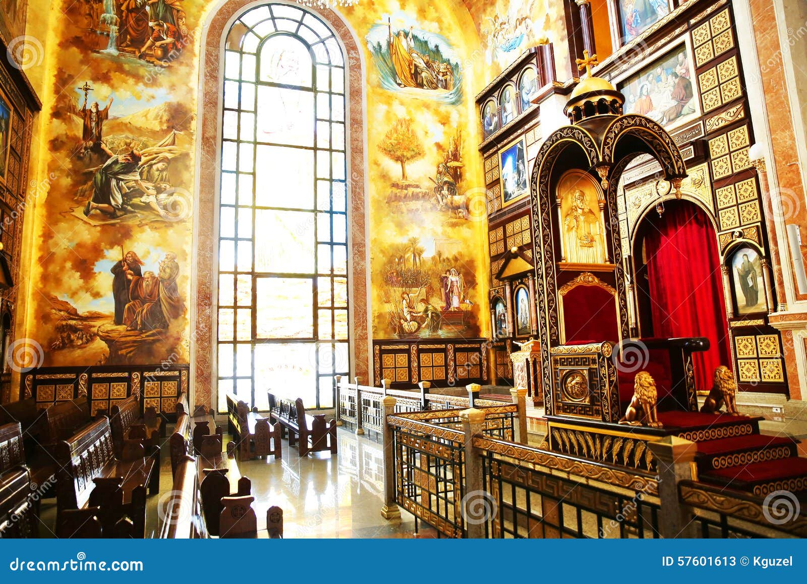 The Coptic Orthodox Church Inside in Sharm El Sheikh Editorial Stock ...