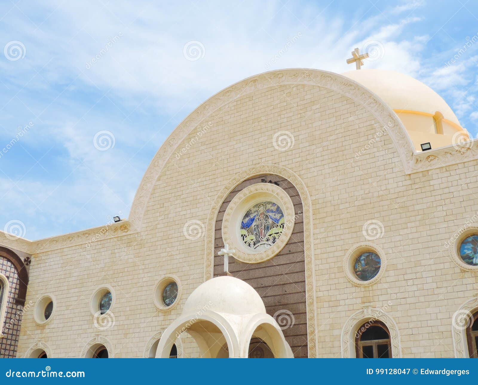 Coptic Orthodox Monastery stock image. Image of moses - 99128047