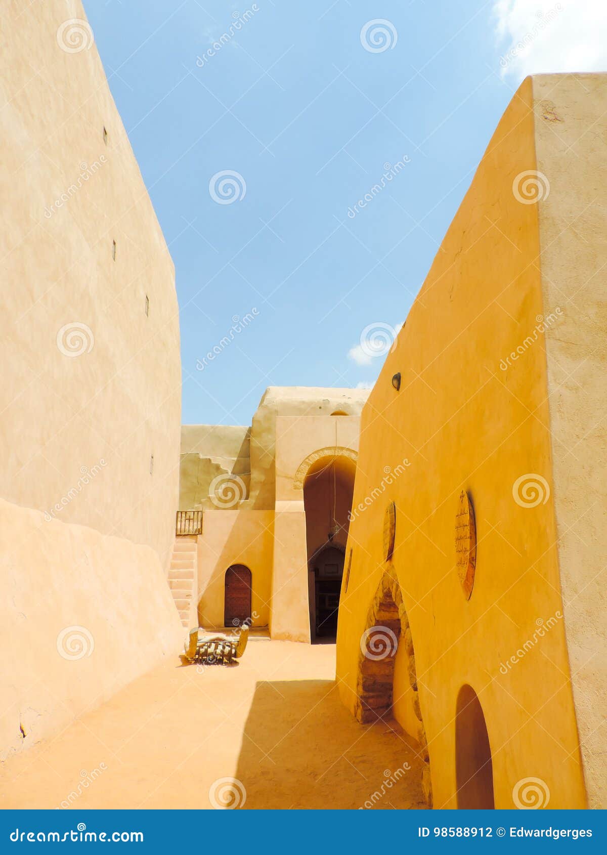Coptic Orthodox Monastery stock photo. Image of historic - 98588912