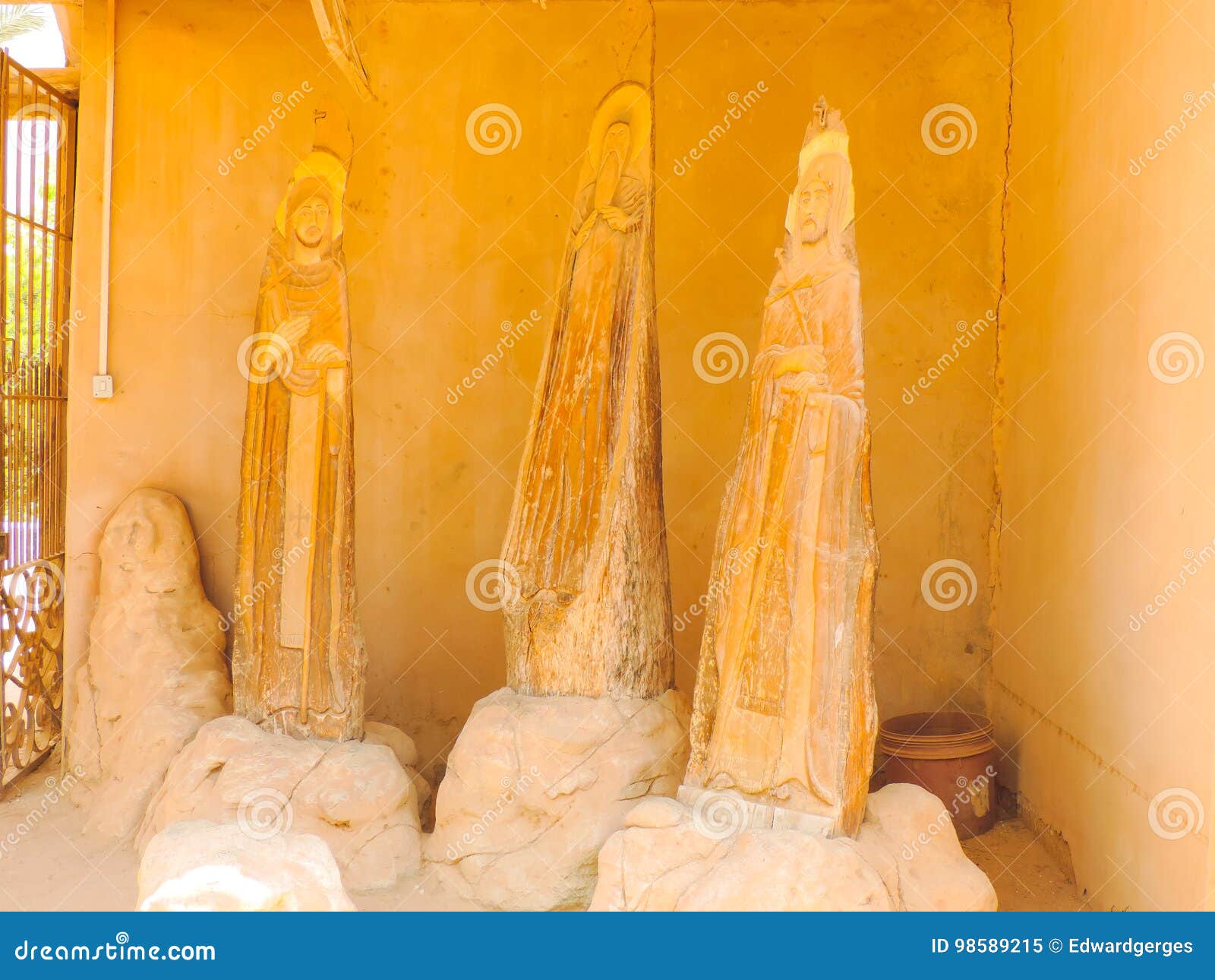 Coptic Orthodox Monastery stock image. Image of outdoors - 98589215