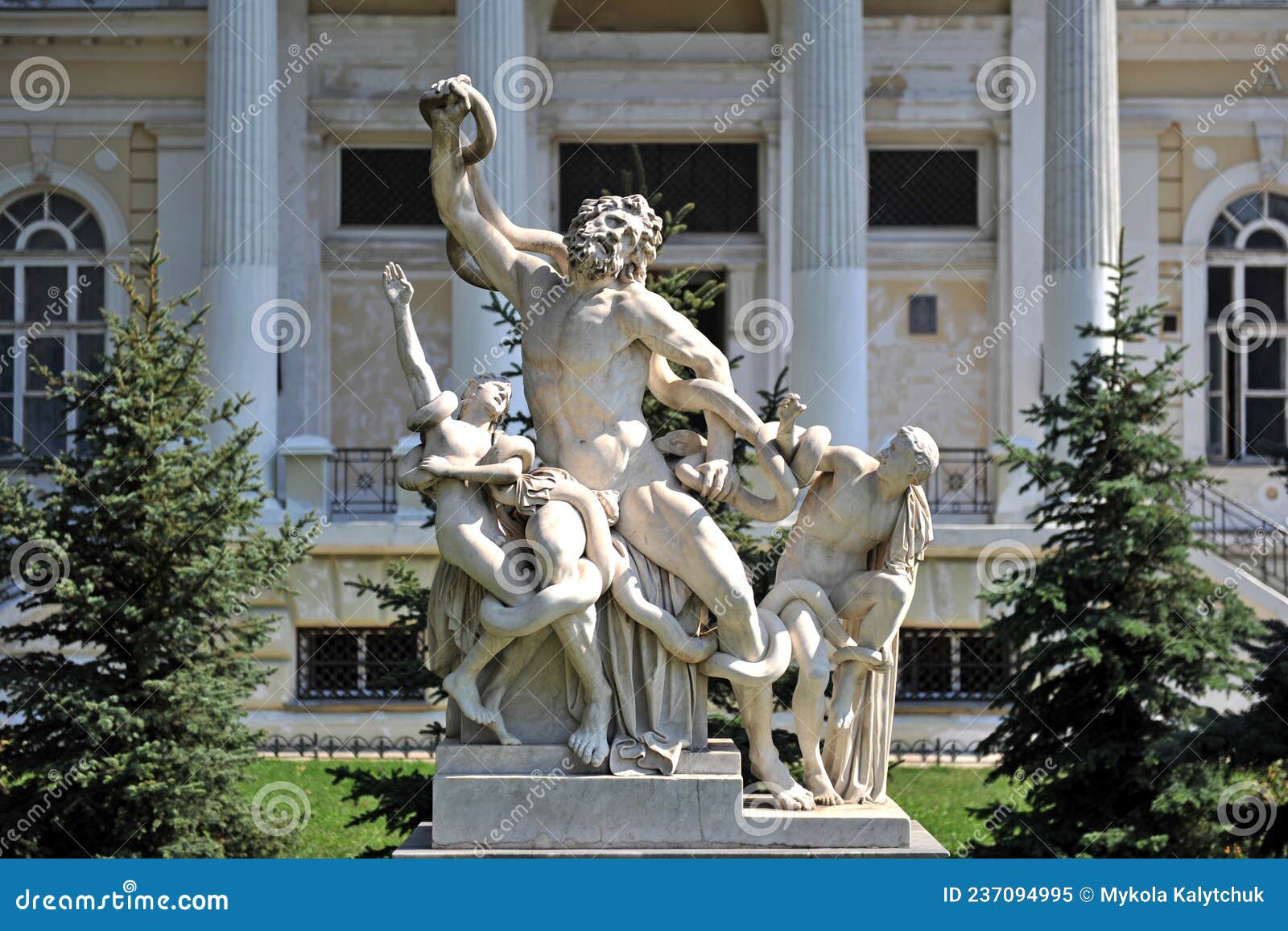 Copy of Ancient Statue of Laocoon and His Sons. Stock Image - Image of ...