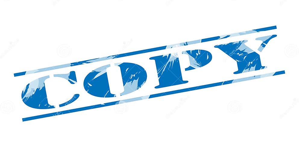 Copy blue stamp stock illustration. Illustration of banner - 97532933