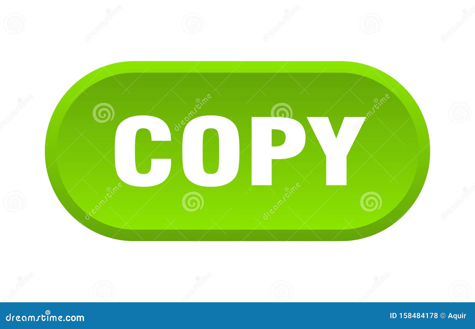 Copy button stock vector. Illustration of website, sign - 158484178
