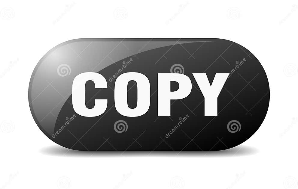 Copy Button. Copy Sign. Key. Push Button Stock Vector - Illustration of ...
