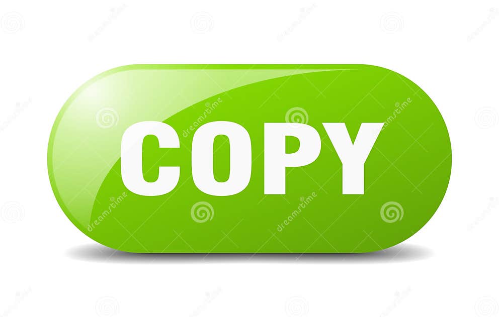 Copy Button. Copy Sign. Key. Push Button Stock Vector - Illustration of ...