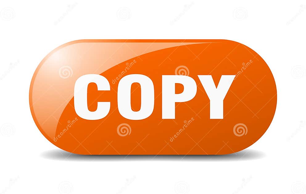 Copy Button. Copy Sign. Key. Push Button Stock Vector - Illustration of ...
