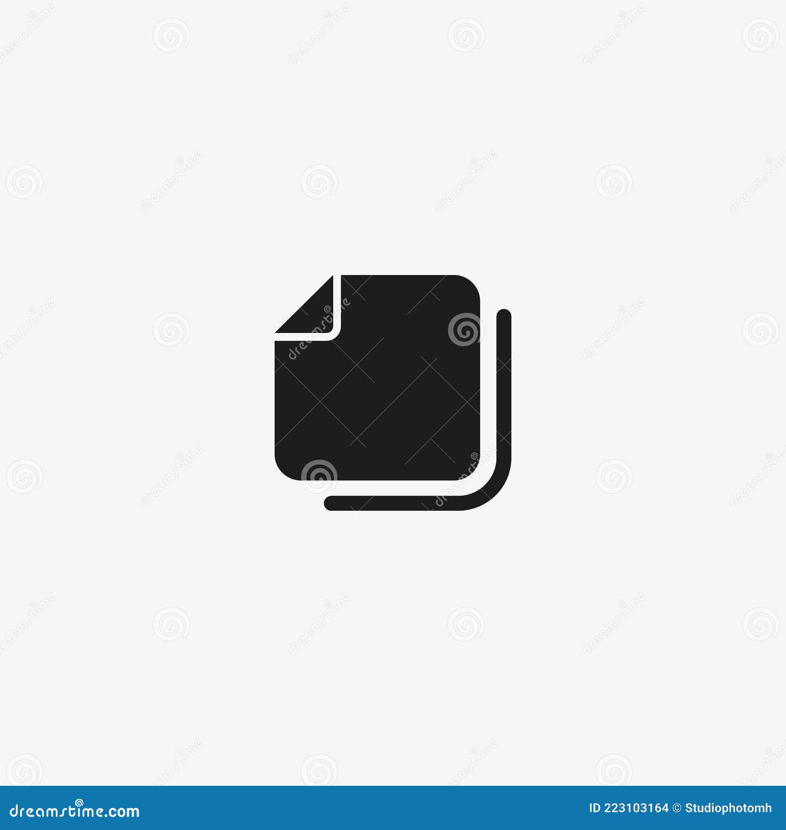 Copy Content Vector Icon. Copy File, Document Symbol Stock Vector ...