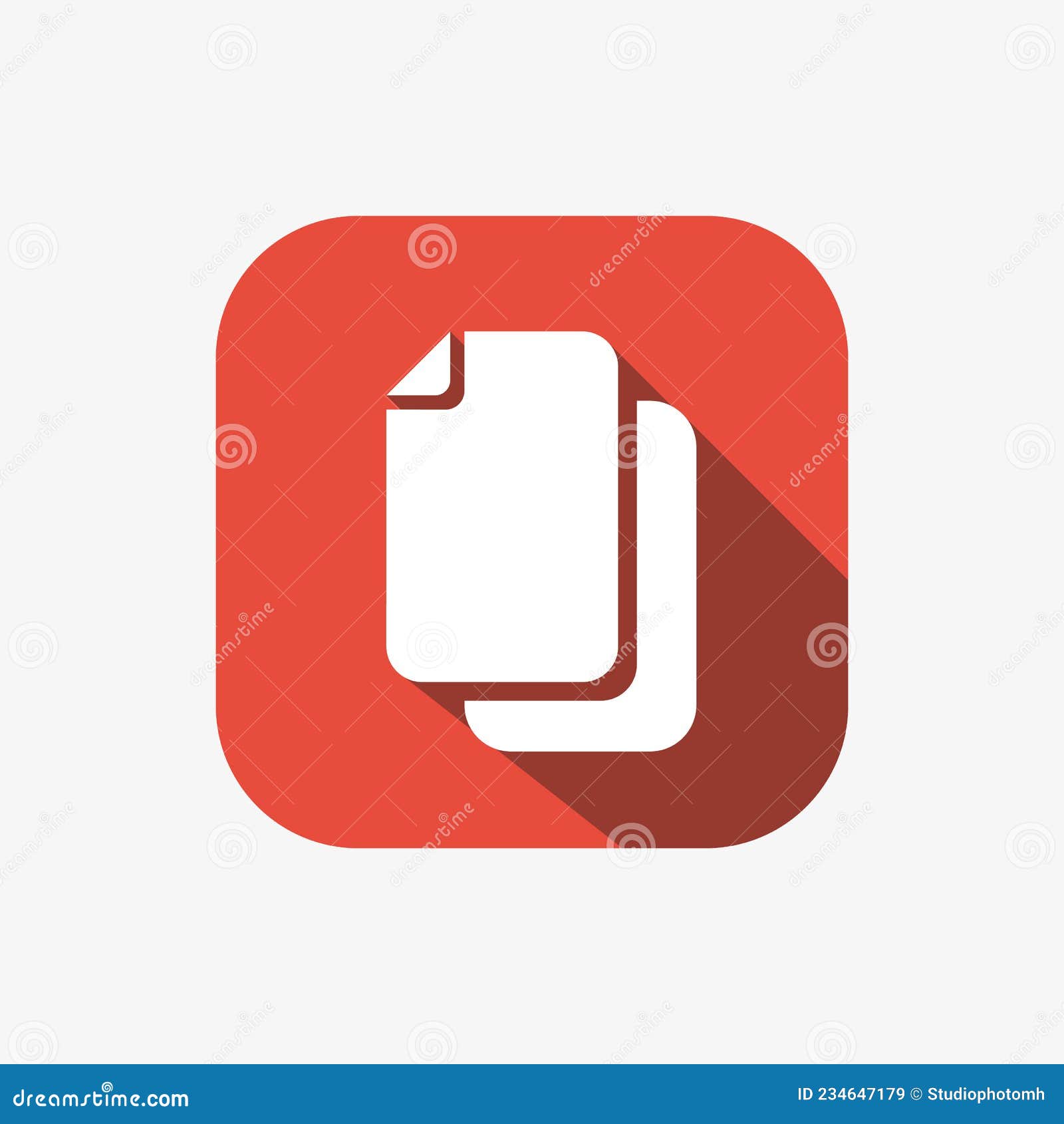 Copy Document Icon. Text Editor Button Sign Stock Vector - Illustration ...