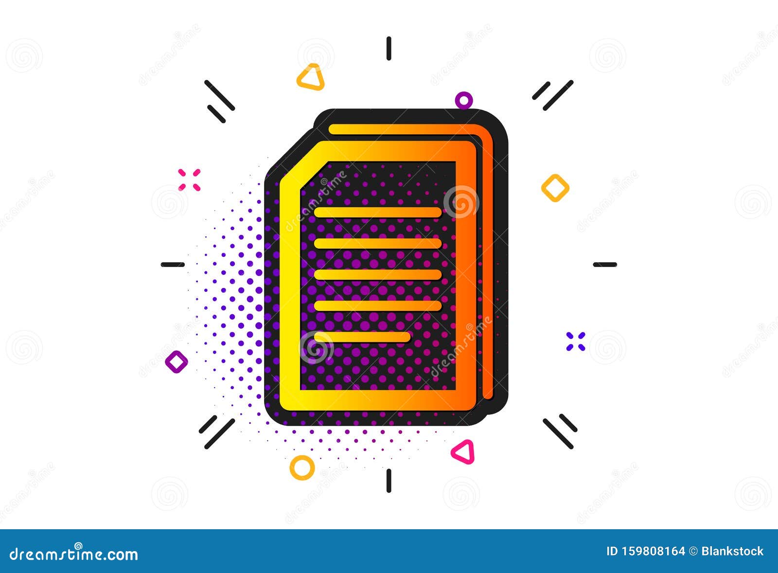 Copy Documents Icon. File Sign. Vector Stock Vector - Illustration of ...
