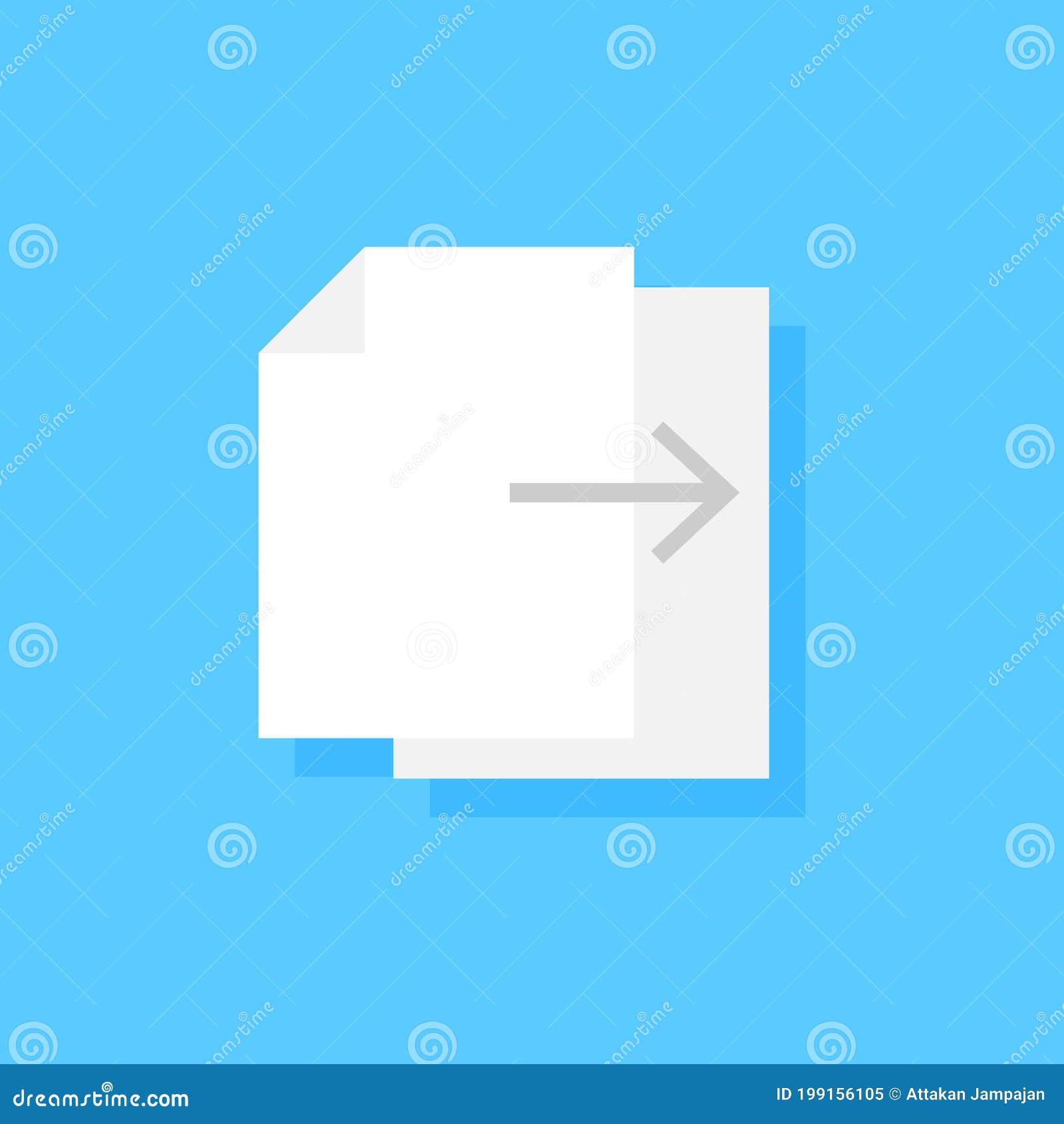 Copy or Duplicate Flat Icon, Vector and Illustration Stock Vector ...