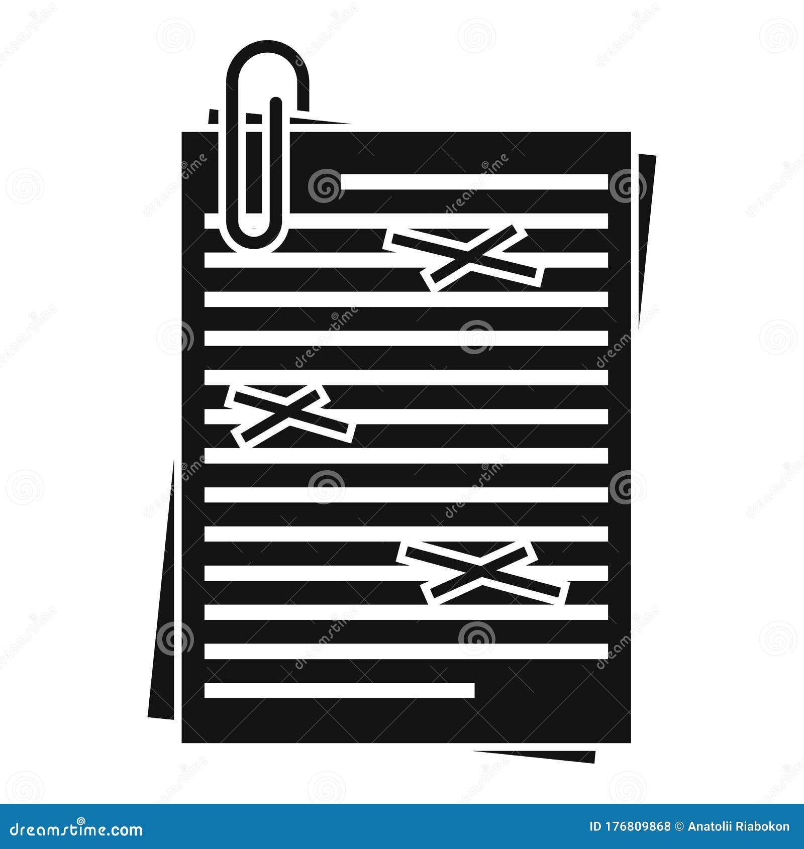 Copy Editor Icon, Simple Style Stock Vector - Illustration of hand ...