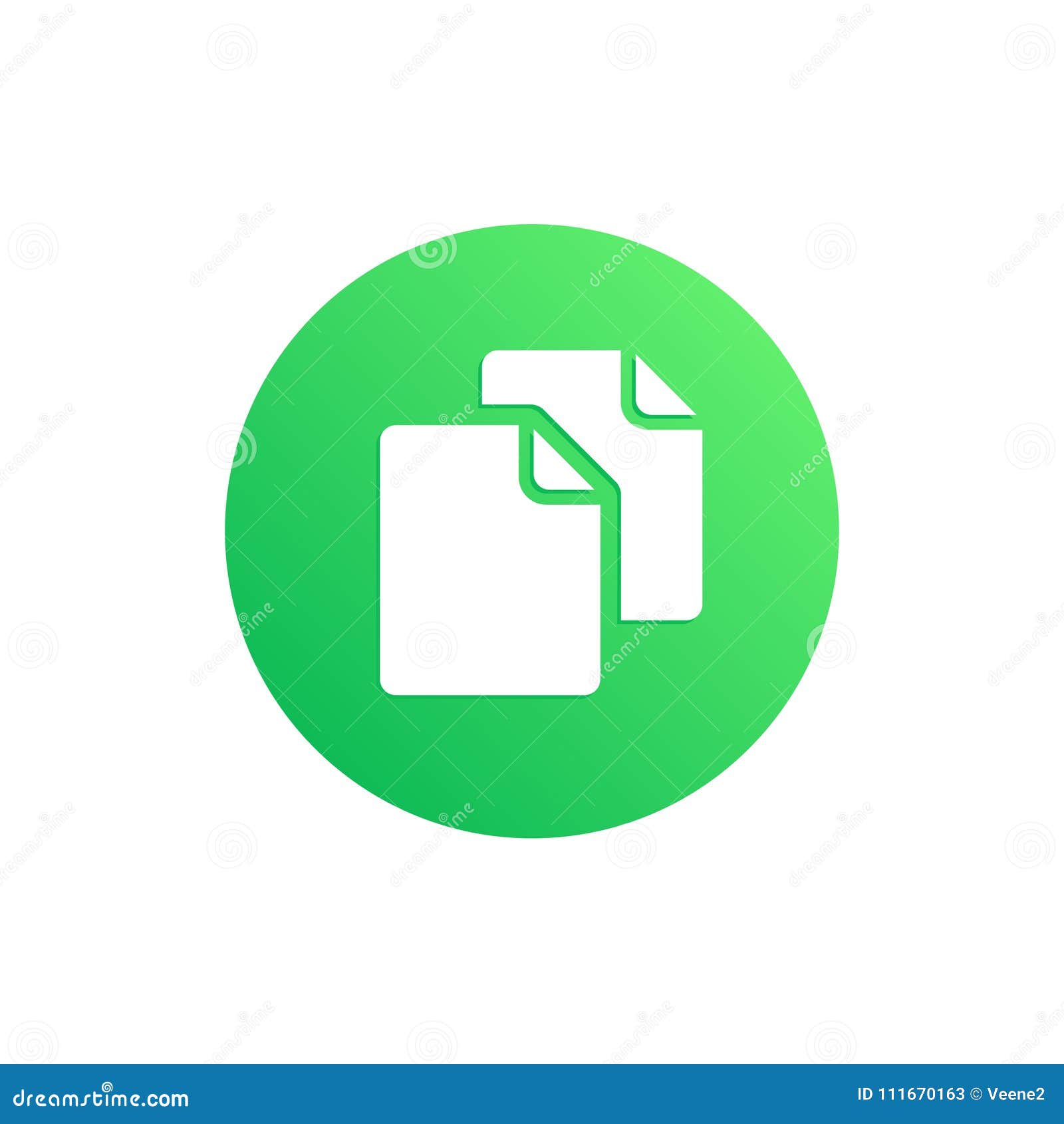 Copy Icon stock illustration. Illustration of icon, copy - 111670163