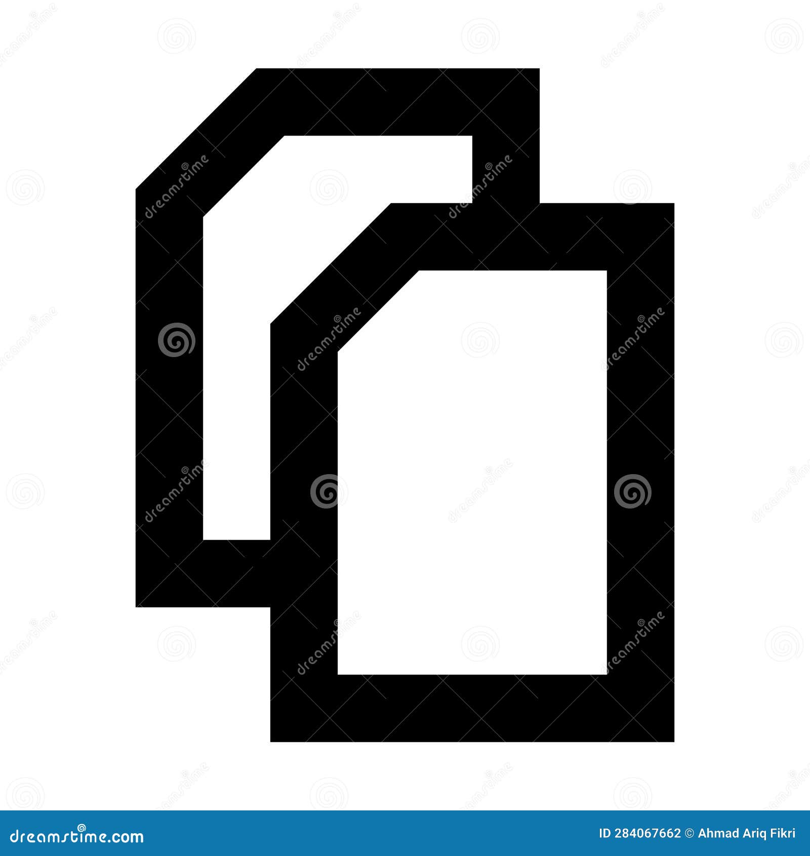 Copy Icon. Suitable for Website UI Design Stock Vector - Illustration ...