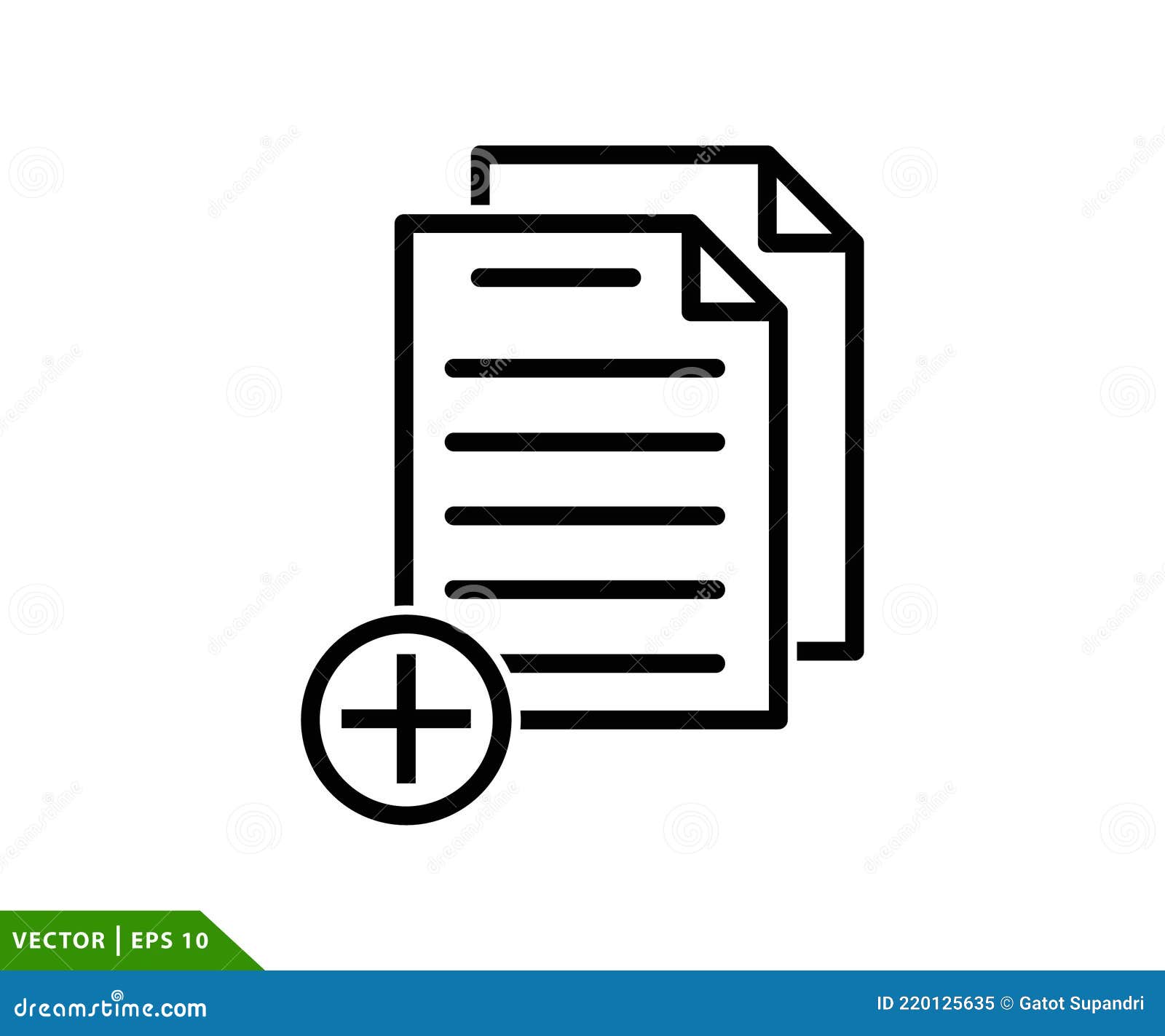 Copy Icon Vector Logo Design Template Stock Vector - Illustration of ...