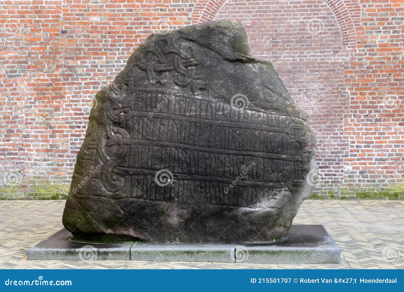 Copy Jelling Stone from at Utrecht the Netherlands 27-12-2019 Editorial ...