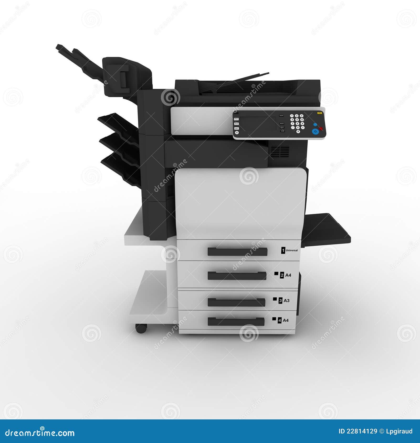 Copy machine 1 stock illustration. Illustration of service - 22814129