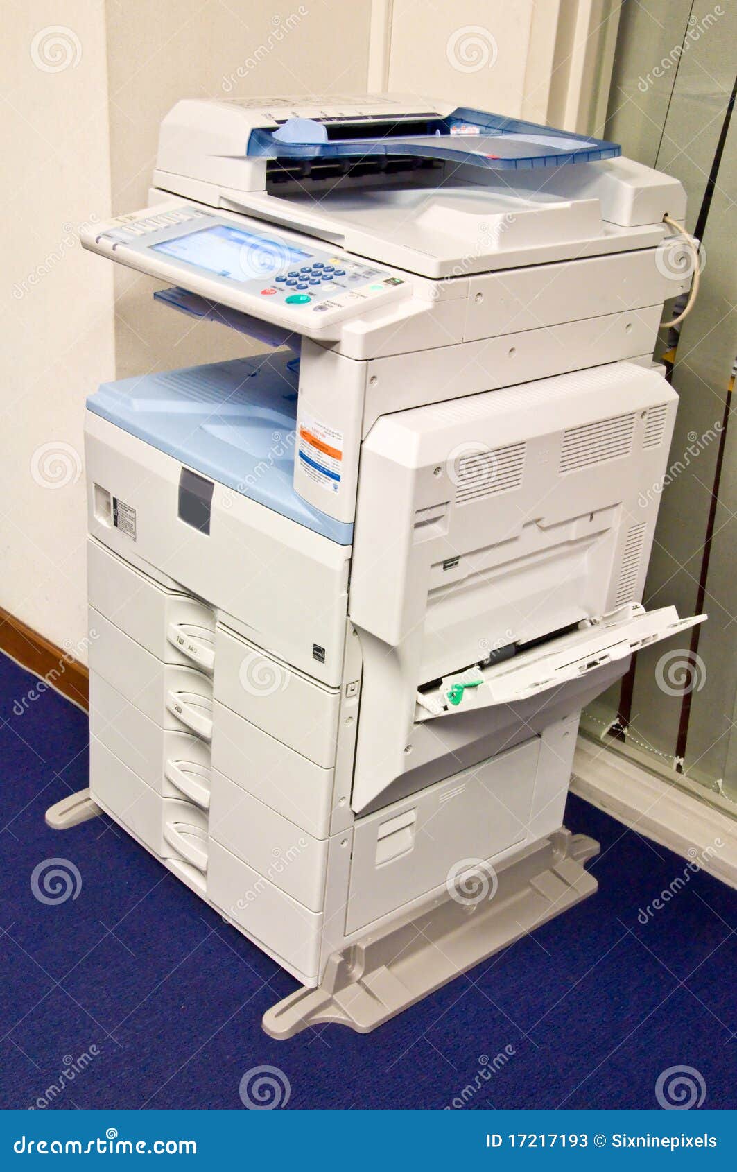Copy Machine stock image. Image of operating, button - 17217193