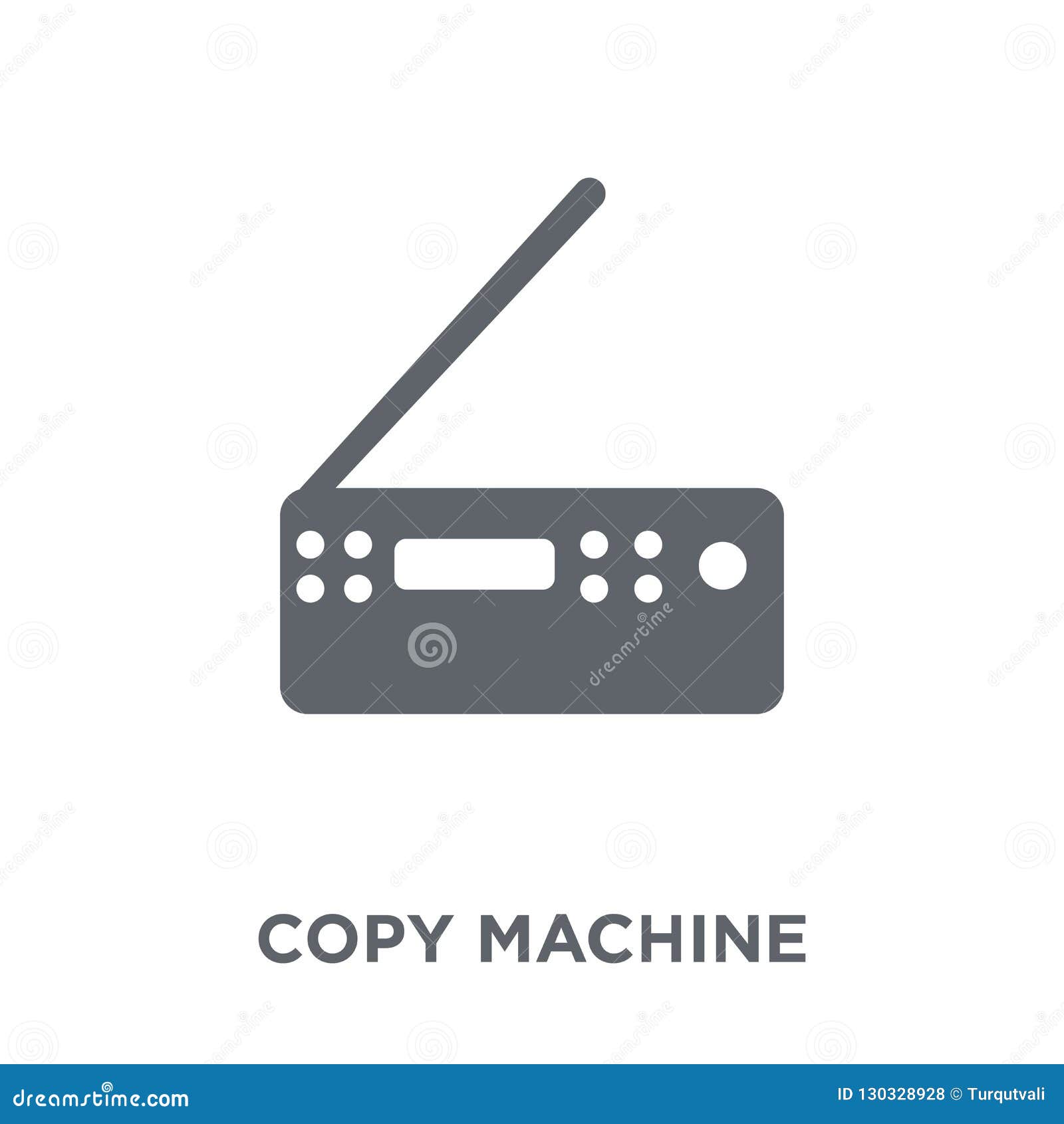 Copy Machine Icon from Electronic Devices Collection. Stock Vector ...