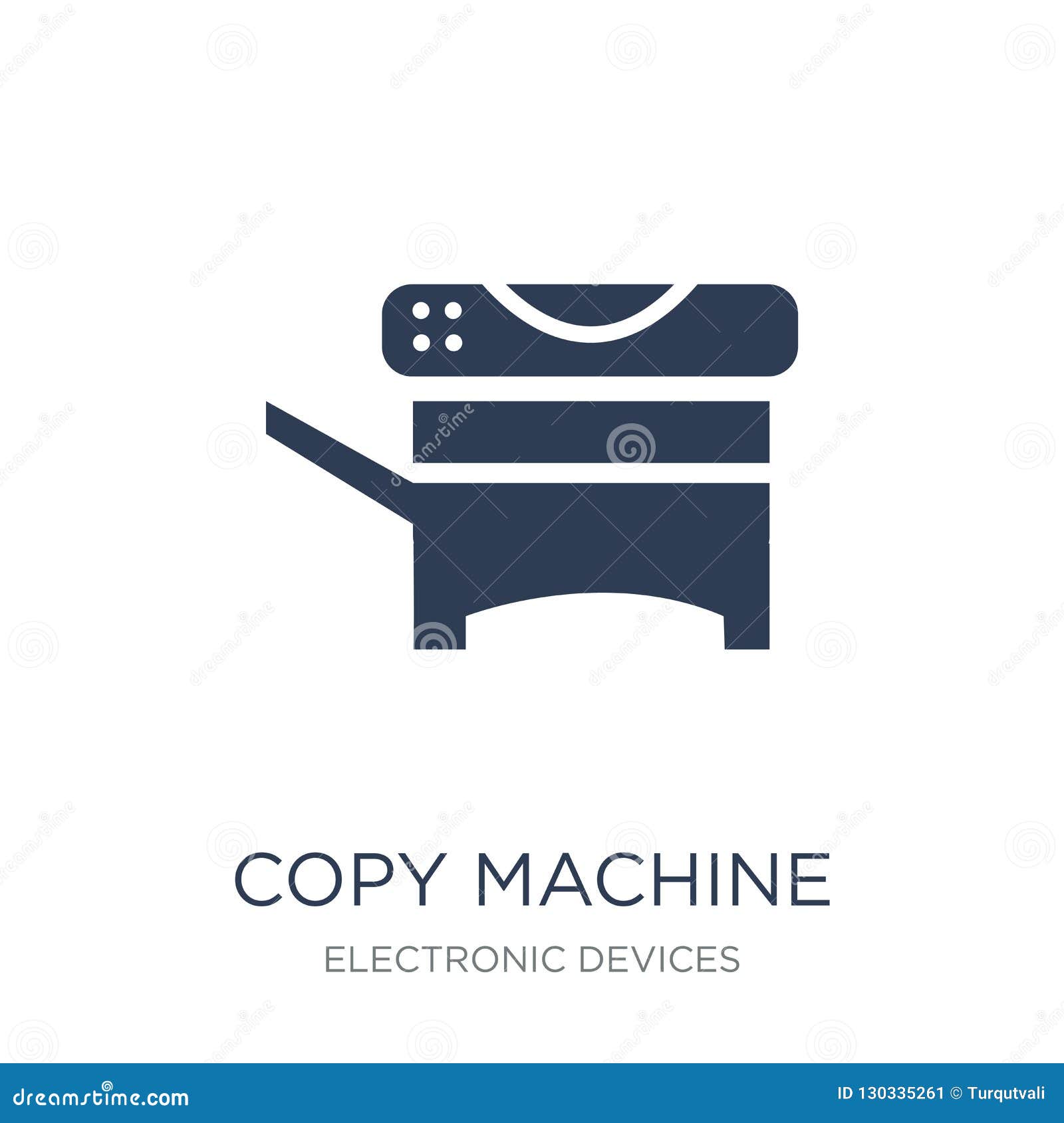 Copy Machine Icon. Trendy Flat Vector Copy Machine Icon on White Stock ...