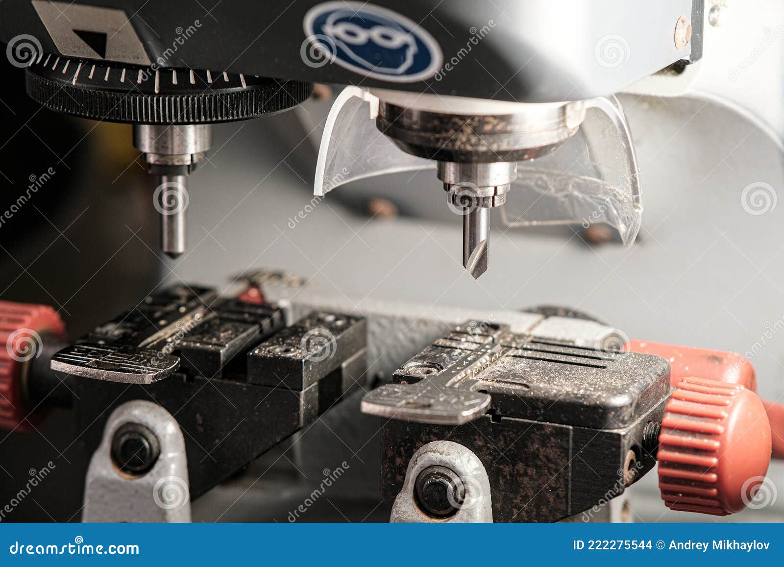 A Copy Machine for Making Keys. a Milling Cutter for Cutting a ...