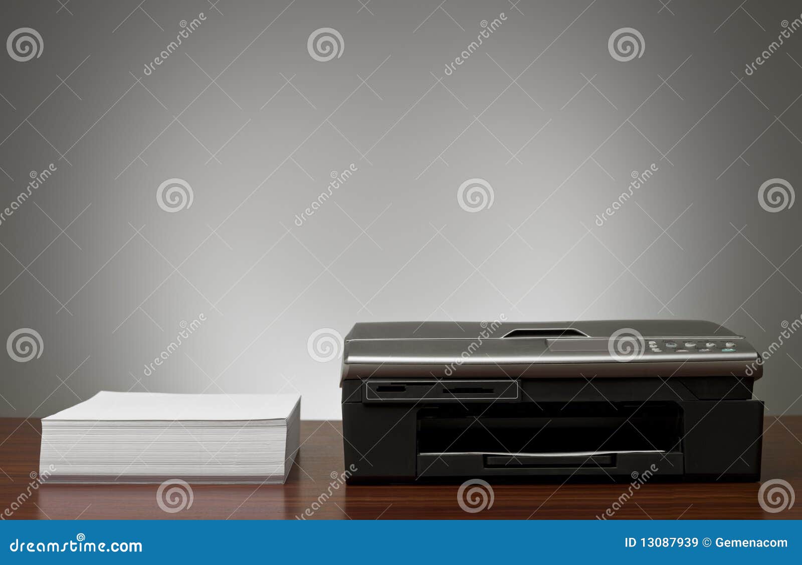 Copy Machine and a Pile of Papers Stock Image - Image of tree, copying ...